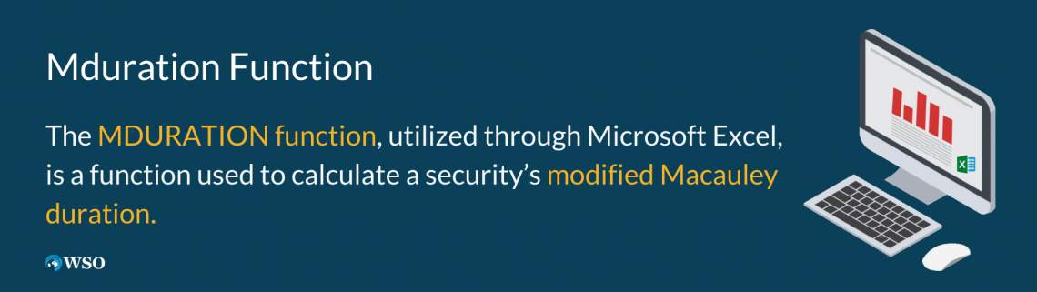 MDURATION Function - Formula, Examples, How to Use | Wall Street Oasis