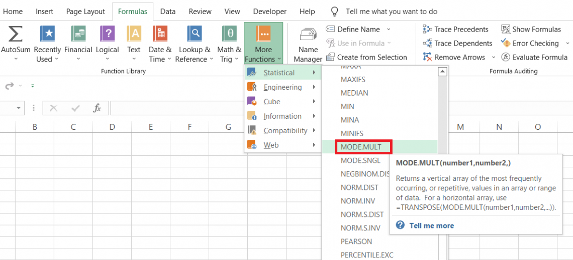 MODE.MULT Function - Formula, Examples, How to Use MODE.MULT | Wall ...