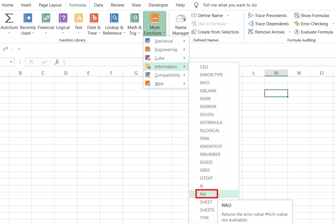 NA Function - Formula, Examples, How to Use NA | Wall Street Oasis