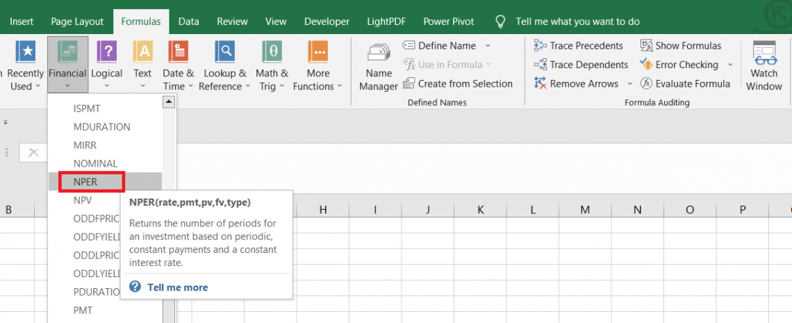 NPER Function - Formula, Examples, How to Use NPER Function | Wall ...