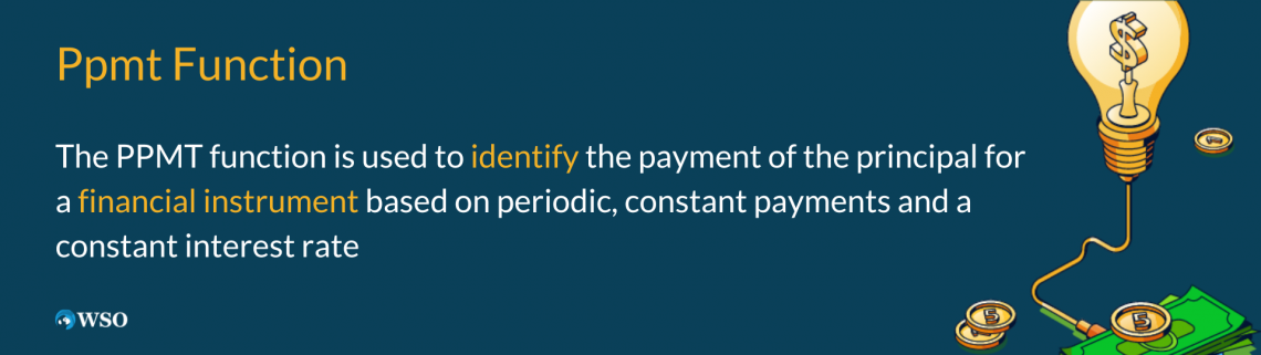 PPMT Function - Formula, Examples, How to Use PPMT Function | Wall ...