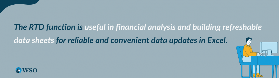 Rtd Function Formula Examples Use Real Time Data In Excel Wall Street Oasis