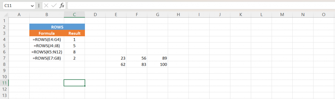 ROWS Function - Formula, Examples, How to Use Rows Formula | Wall Street Oasis