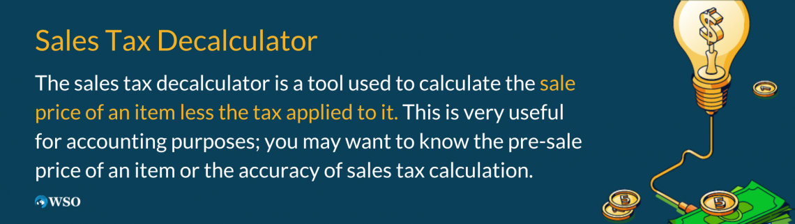 Sales Tax Decalculator - Formula to get Pre-Tax Price from Total Price ...