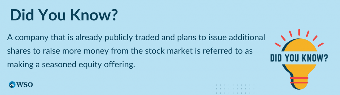 Seasoned Equity Offering - Overview, Example, How Follow On Offerings ...