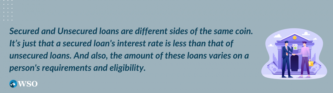 Secured vs Unsecured Loans - Overview, How They Work | Wall Street Oasis