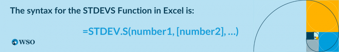 Stdevs Function Formula Examples How To Use Stdevs In Excel