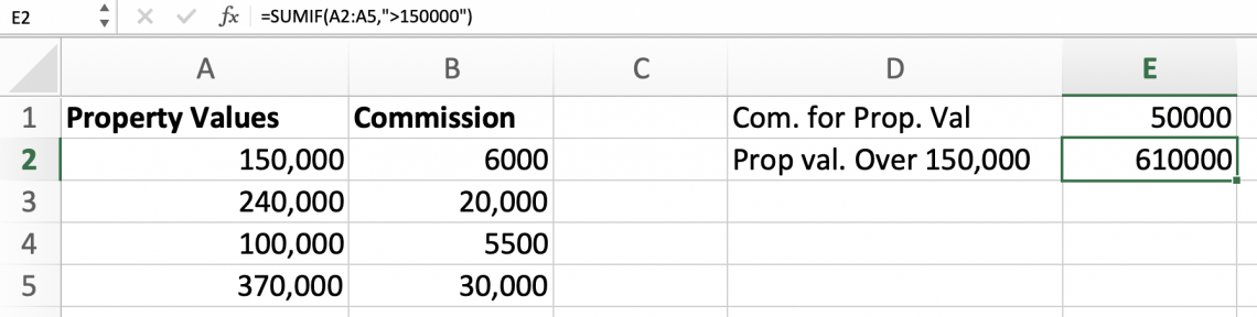 Sumif Function Formula Examples How To Use Sumif In Excel Wall Street Oasis
