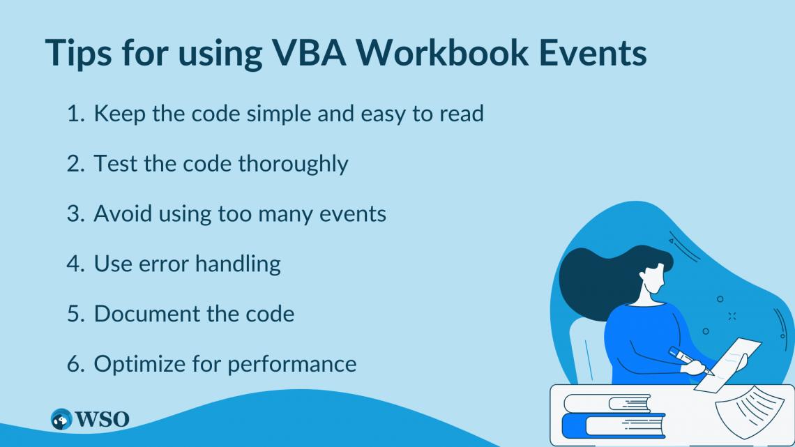 VBA Workbook Events - Overview, Types, Examples | Wall Street Oasis