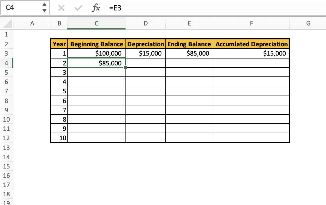VDB Function - Formula, Examples, Declining Balance in Excel | Wall ...