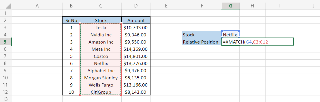 Xmatch Function In Excel Overview Syntax Example Wall Street Oasis