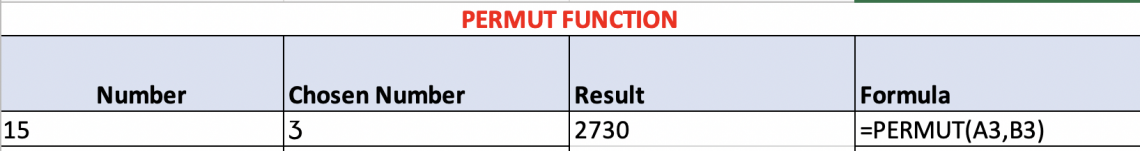 PERMUT Function - Formula, Examples, How to Use PERMUT | Wall Street Oasis