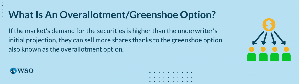 Overallotment / Greenshoe Option - Selling Additional Shares in an IPO | Wall Street Oasis
