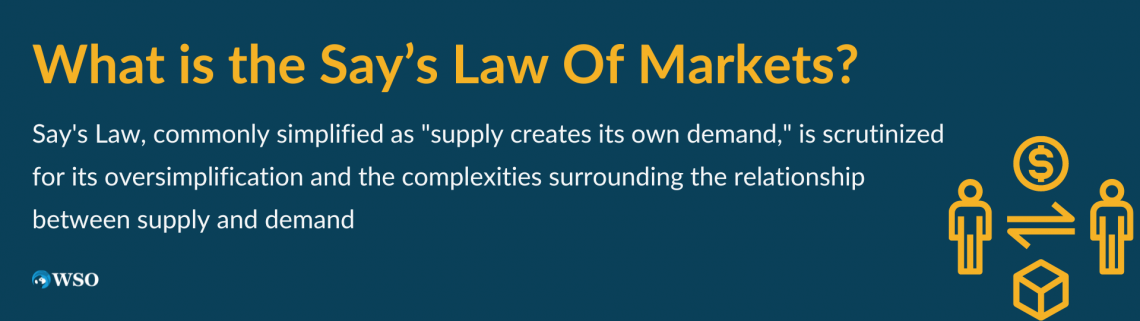 Say’s Law of Markets - Overview, How It Works, Criticism | Wall Street ...
