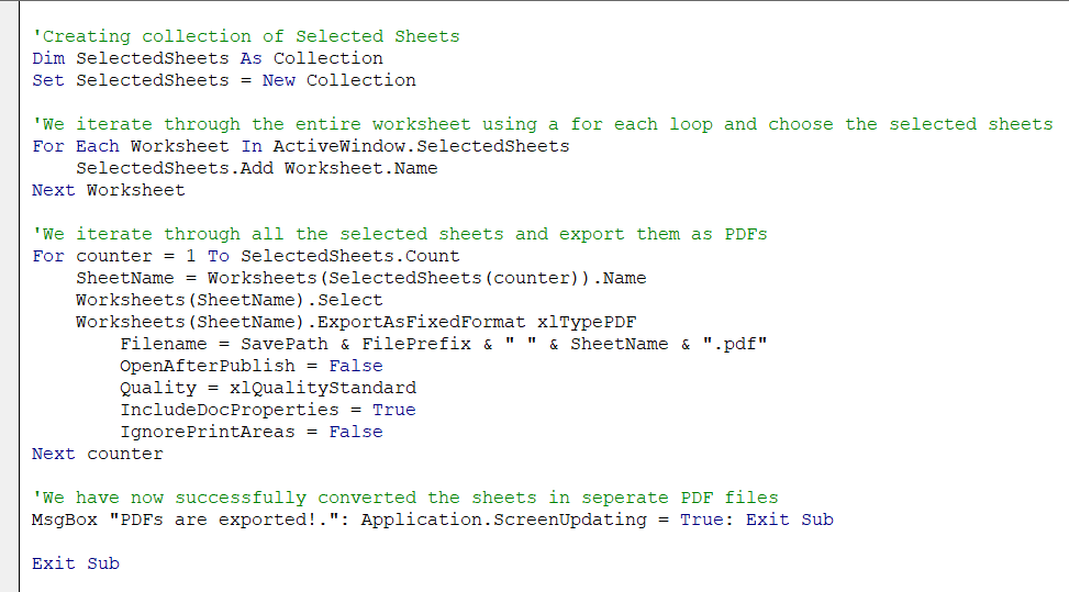 Top 8 Vba Routines For Excel Reporting List Examples Wall Street Oasis