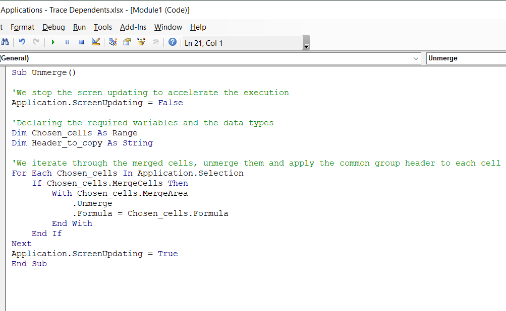 Top 8 Vba Routines For Excel Reporting List Examples Wall Street Oasis