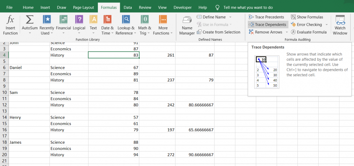 Trace Dependents - Overview, How They Work, Example | Wall Street Oasis