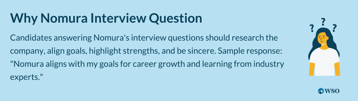 Why Nomura Interview Questions - How to Answer this Interview Question and Sample Answers | Wall ...