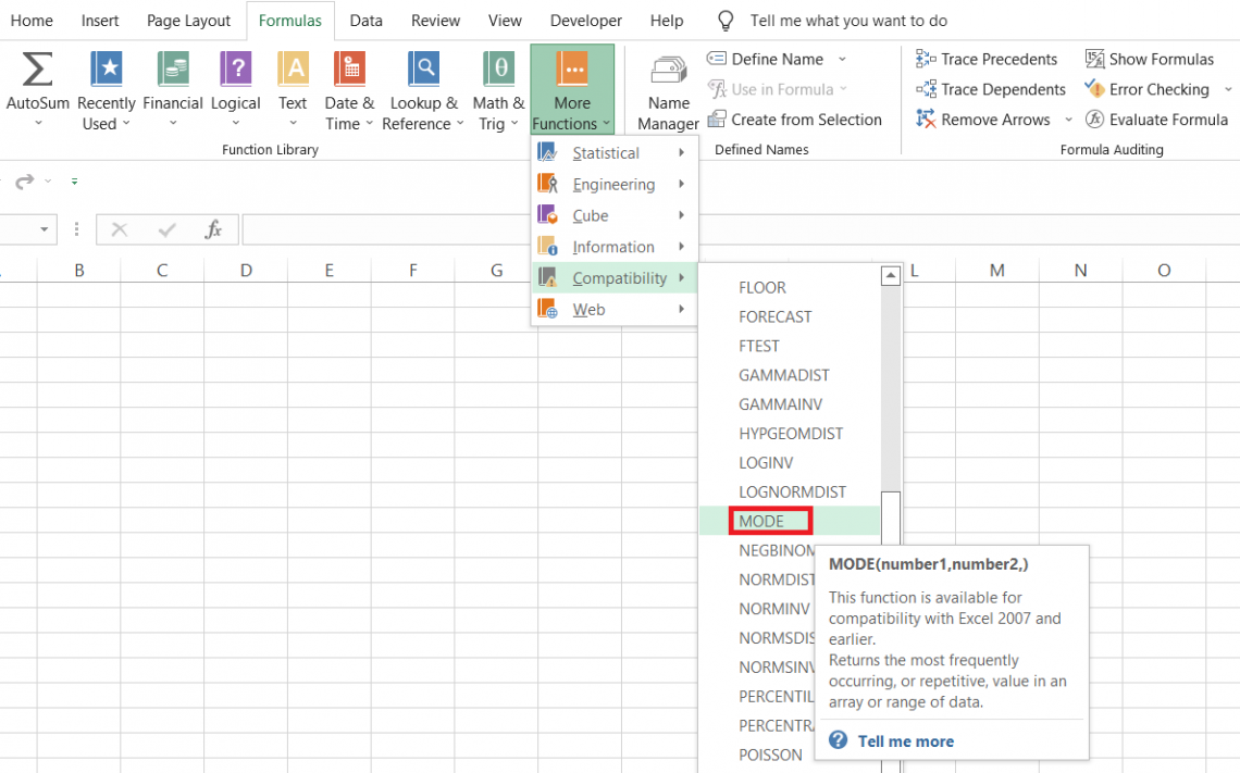 MODE Function - Formula, Examples, How to Use Mode in Excel | Wall ...